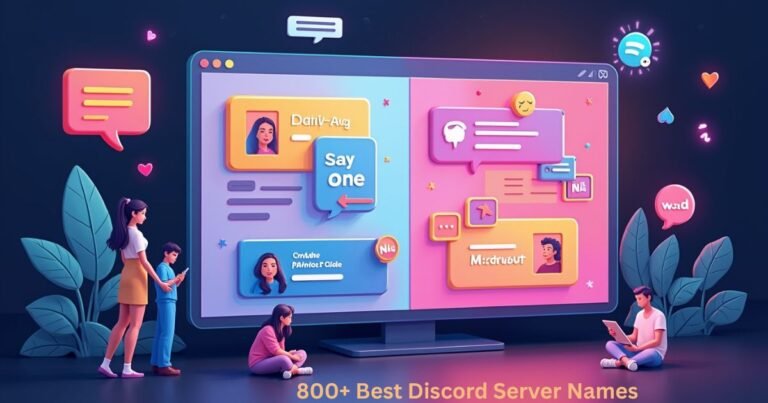 800+ Best Discord Server Names: Unique, Cute, Catchy & Funny ideas For ...